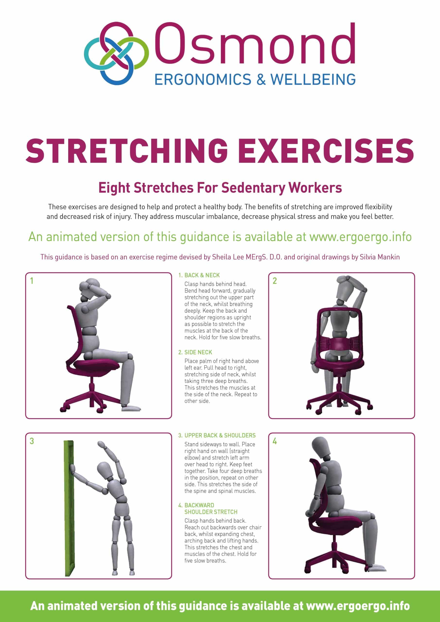 Posture Guides - Osmond Ergonomics & Wellbeing