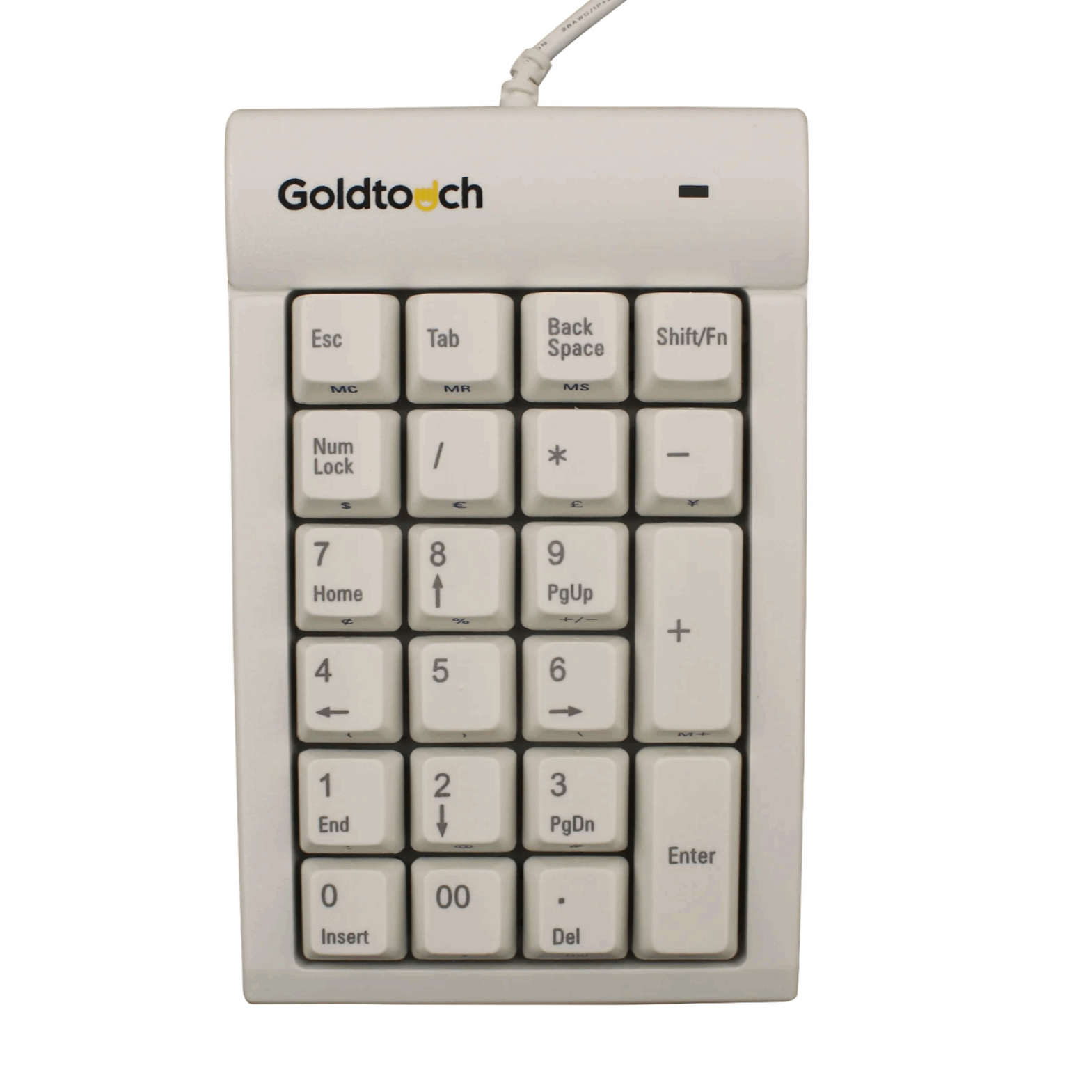 Goldtouch Numeric Keypad - White - USB - Osmond Ergonomics & Wellbeing